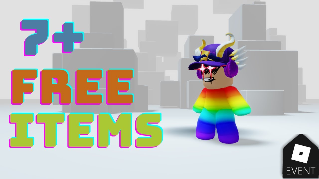 GET THESE 7+ FREE ROBLOX ITEMS 🎂🔪 How to get free roblox items 2023 ...