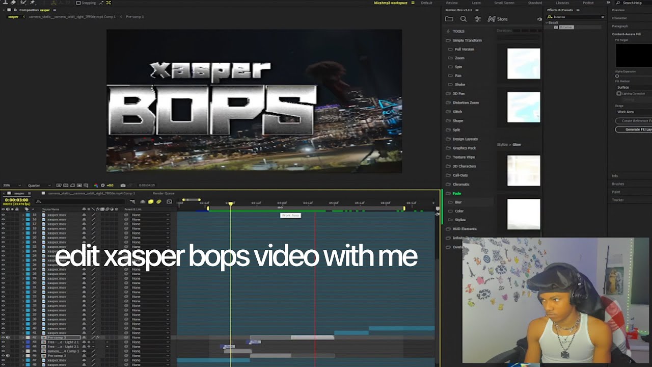 micahmp3: editing xasper bops music video 10/15/24 - YouTube