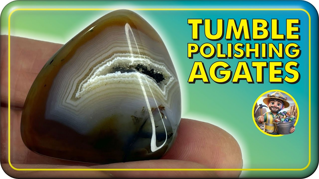 A Guide to Cutting and Tumble Polishing Agates. - YouTube