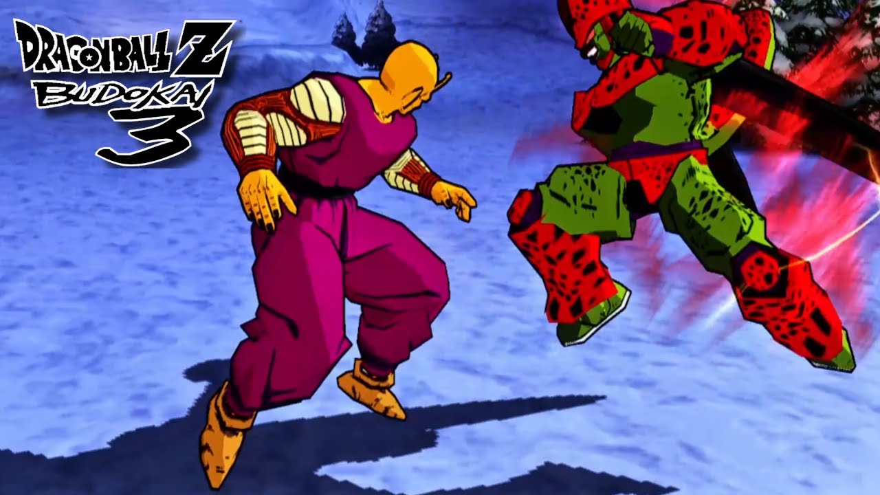 Dragon Ball Z Budokai 3 Orange Piccolo vs Cell Max | Muscle Tower - YouTube