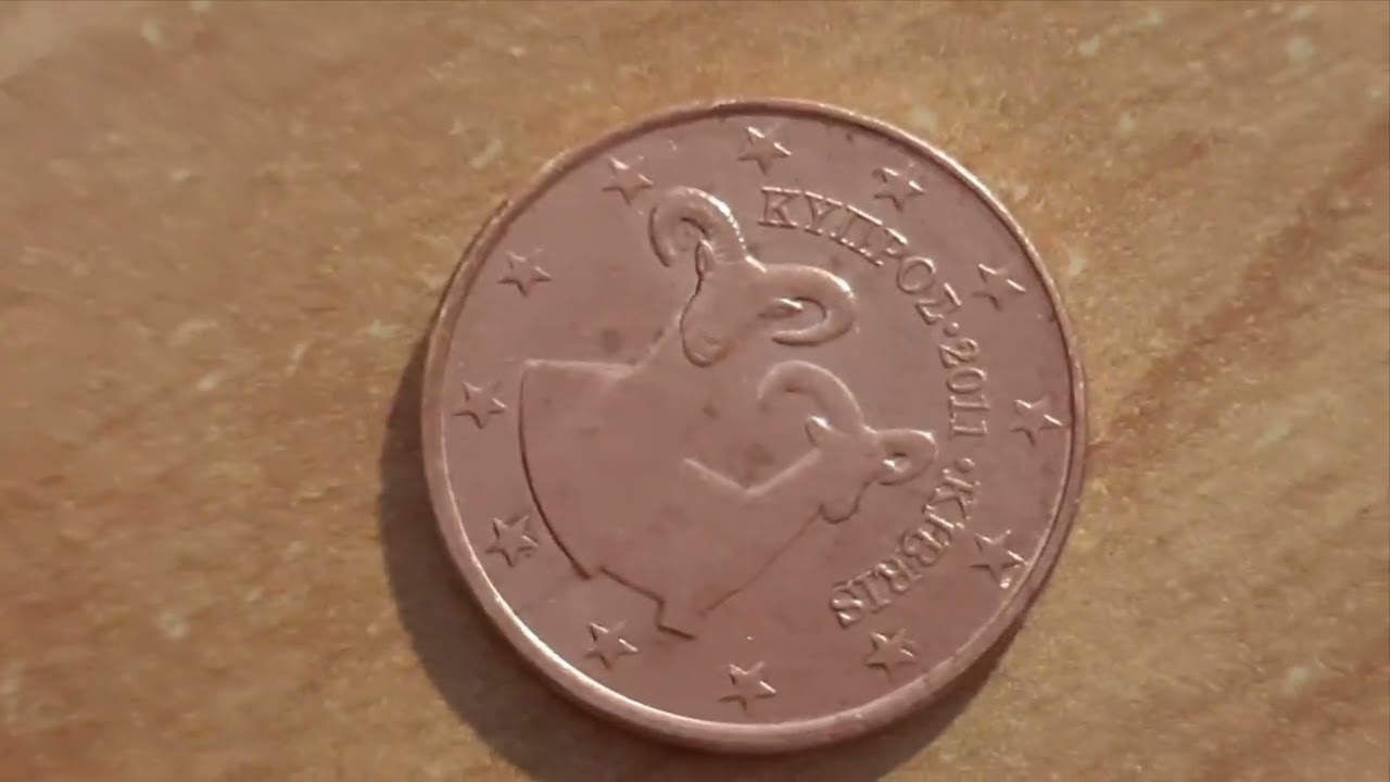 5 Euro Cent Coin Münze Year 2011 KYIIPOE KIBRIS for Coins Lovers - YouTube