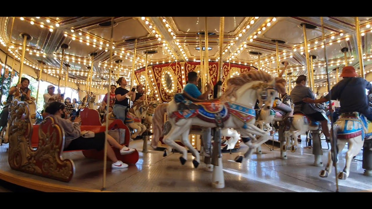 THE GRAND CAROUSEL Join the Victorian horses, goddesses and cherub ...