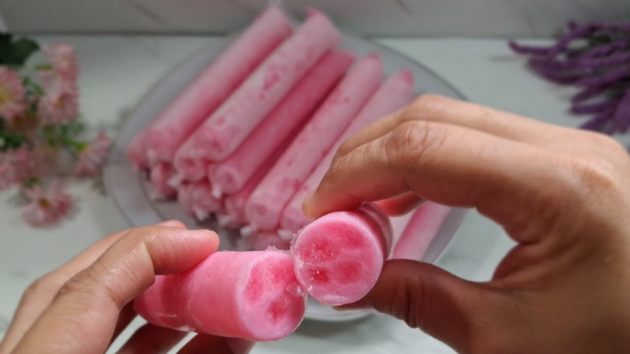 BIKIN ES INI DIRUMAH AUTO BOCIL MAU LAGI | ES MAMBO JELLY STRAWBERRY ...