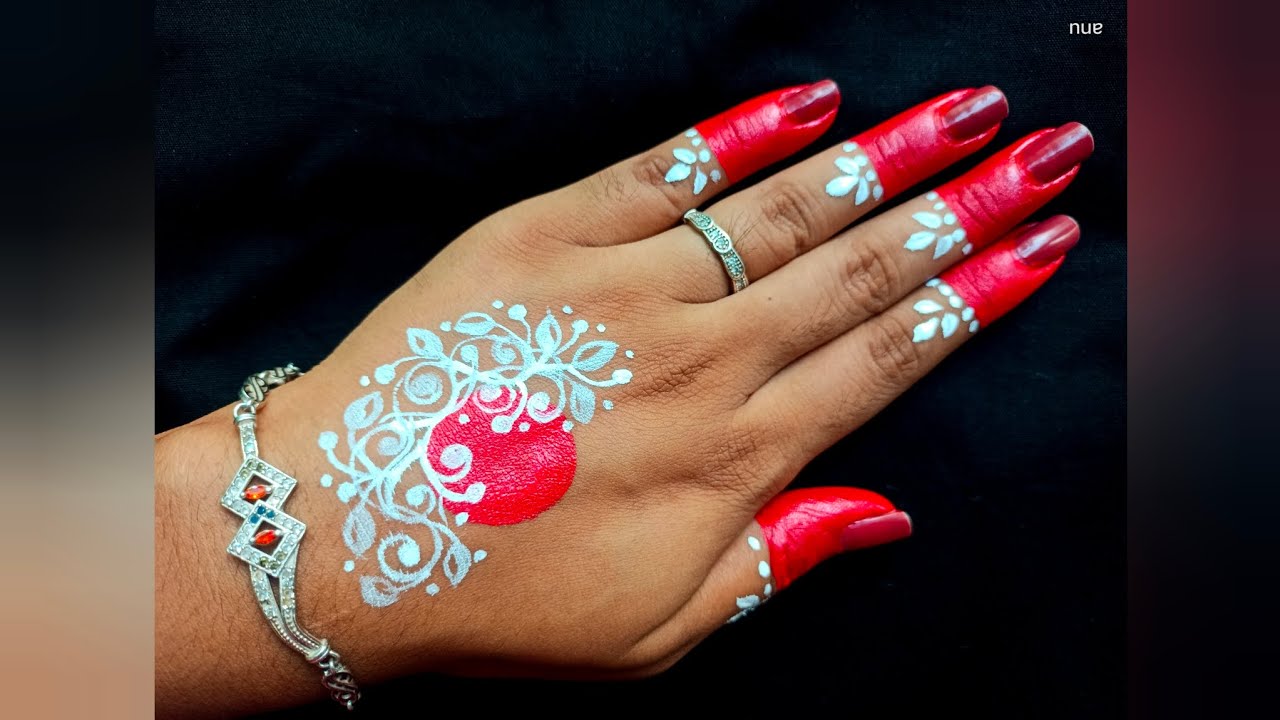 Bridal Hand Kolka Design Idea / Kolka Design / Alta with Kolka / Hand ...