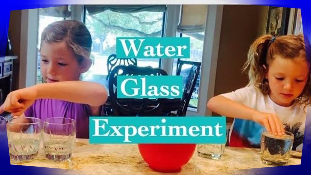 How to create a water glass music experiment - YouTube