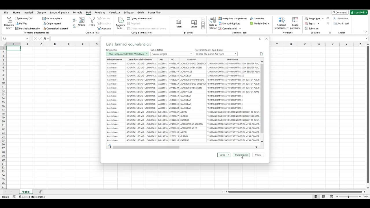 Impara ad importare correttamente in Excel un file CSV @planetexcel - YouTube