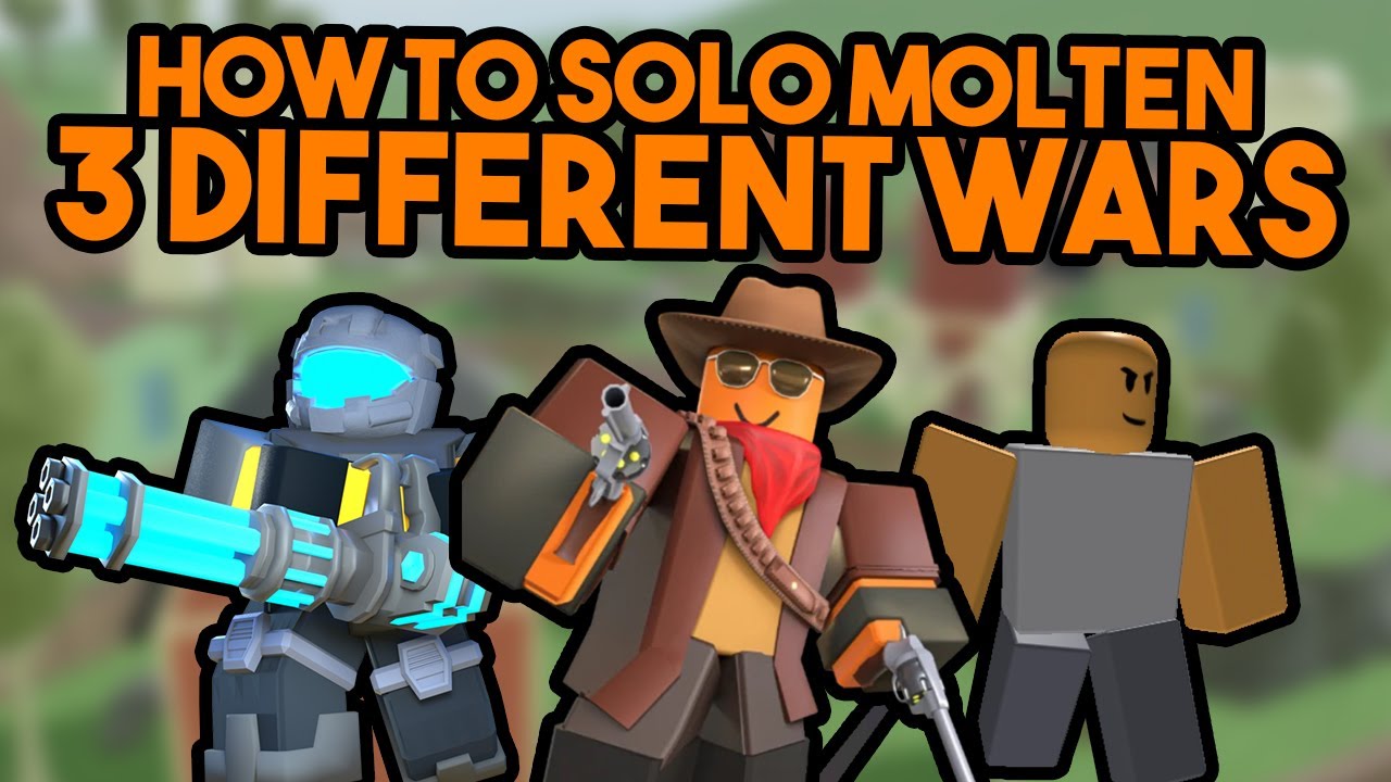 3 Ways To Solo Molten Mode | Tower Defense Simulator - YouTube