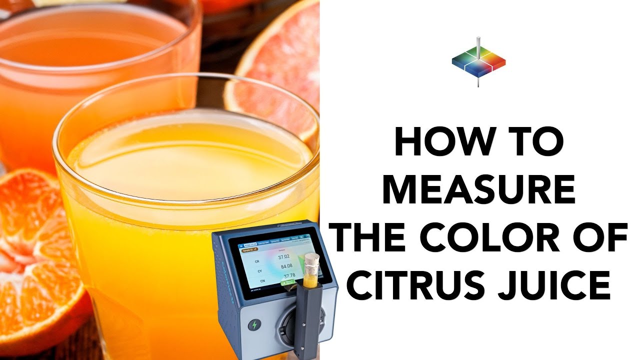 Ensuring Quality: How to Measure the Color of Citrus Juice - YouTube