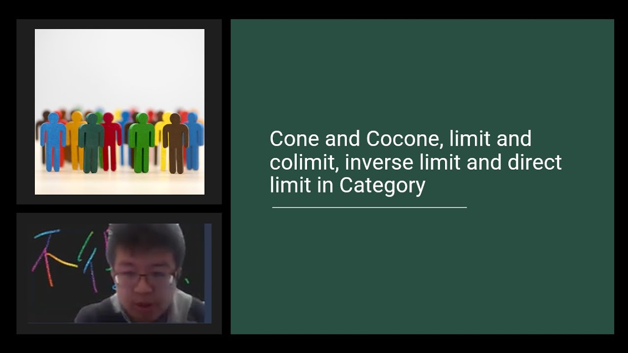 Cone and Cocone, limit and colimit, inverse limit and direct limit in ...