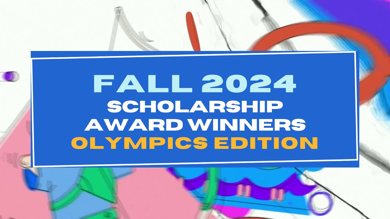 Fall '24 Dept. Scholarship Award Winners - YouTube