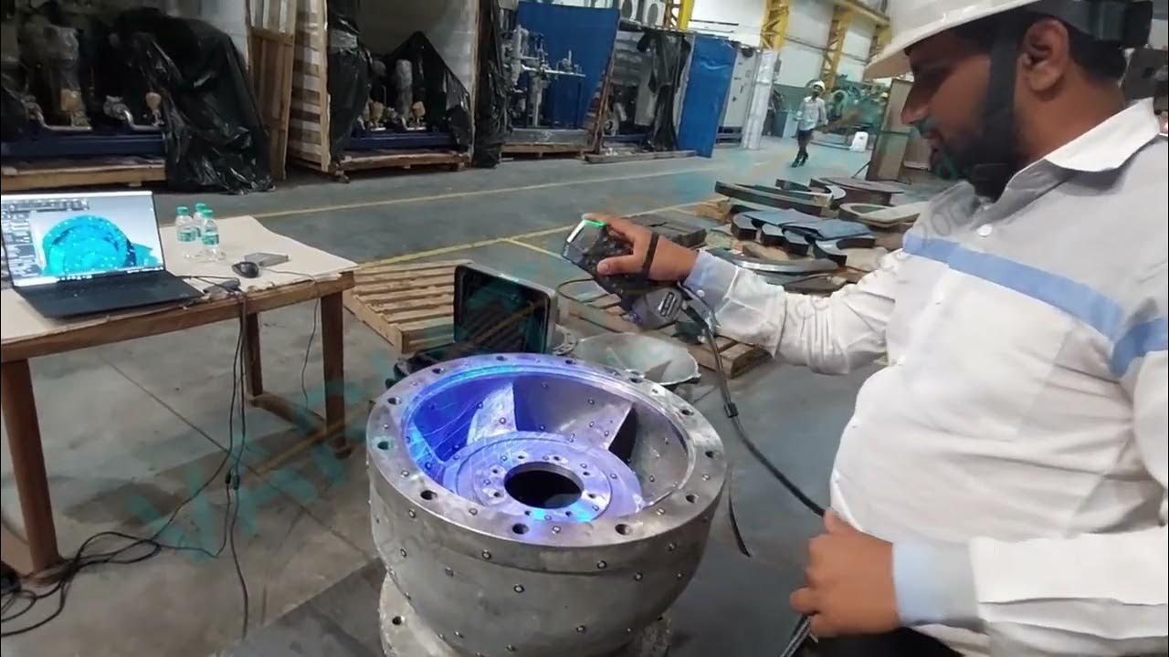 3D Scanning Using Simscan 3D Scanner | SCANTECH | SIMSCAN | iReal - YouTube