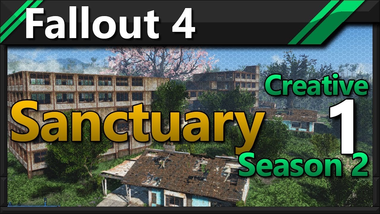 Fallout 4 - Sanctuary Settlement Build - Creative Gameplay Let's Play ...
