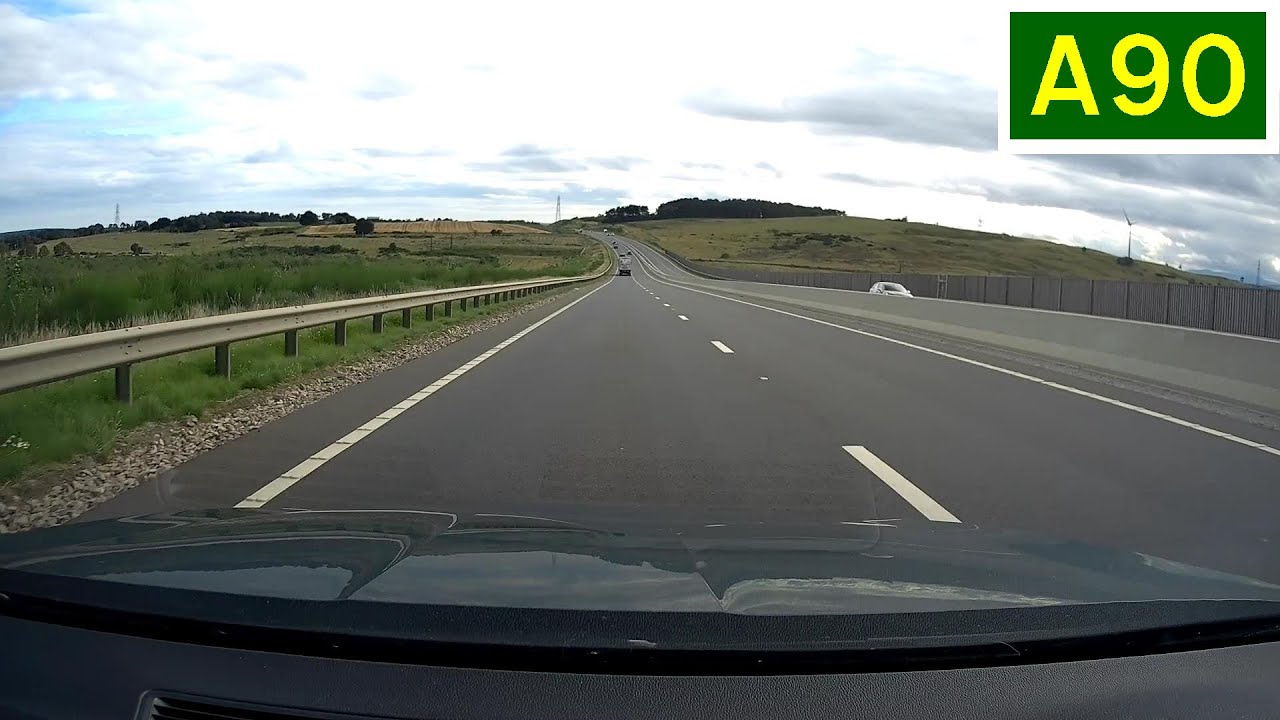 A90 - Aberdeen Western Peripheral Route - Dyce to Peterculter - YouTube