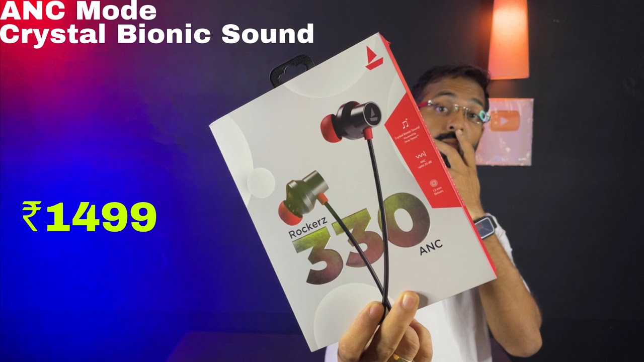 boAt Rockerz 330ANC at 1499 - YouTube