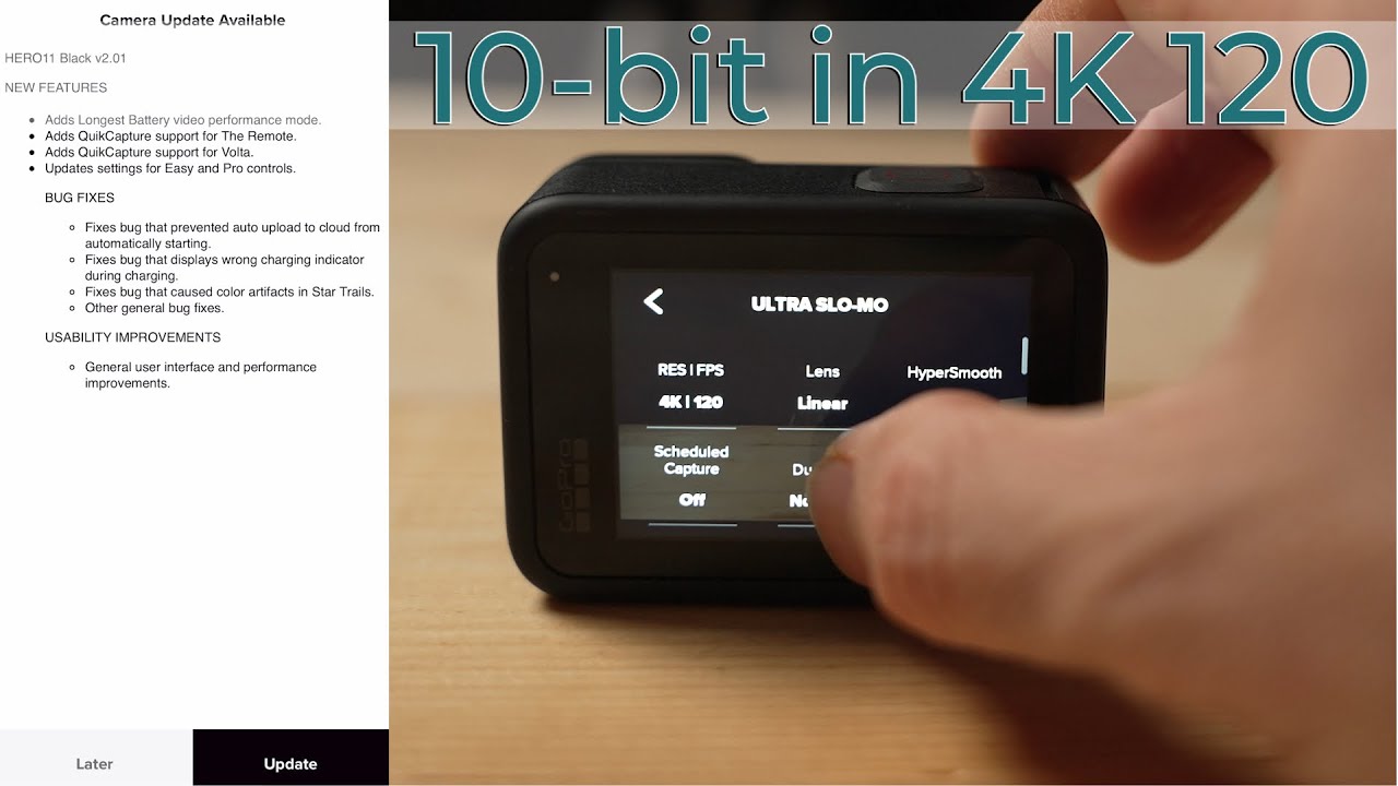 GOPRO HERO 11 December 2022 MAJOR FIRMWARE UPDATE - YouTube