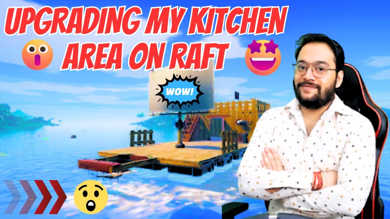 I Built The Most ADVANCED KITCHEN in Raft Survival #raft #gaming # ...