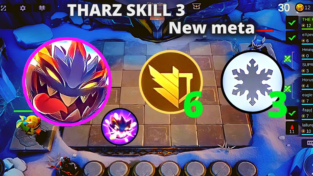 NEW SEASON THARZ SKILL 3 NEW META COMBO | MLBB MAGIC CHESS NEW UPDATE ...