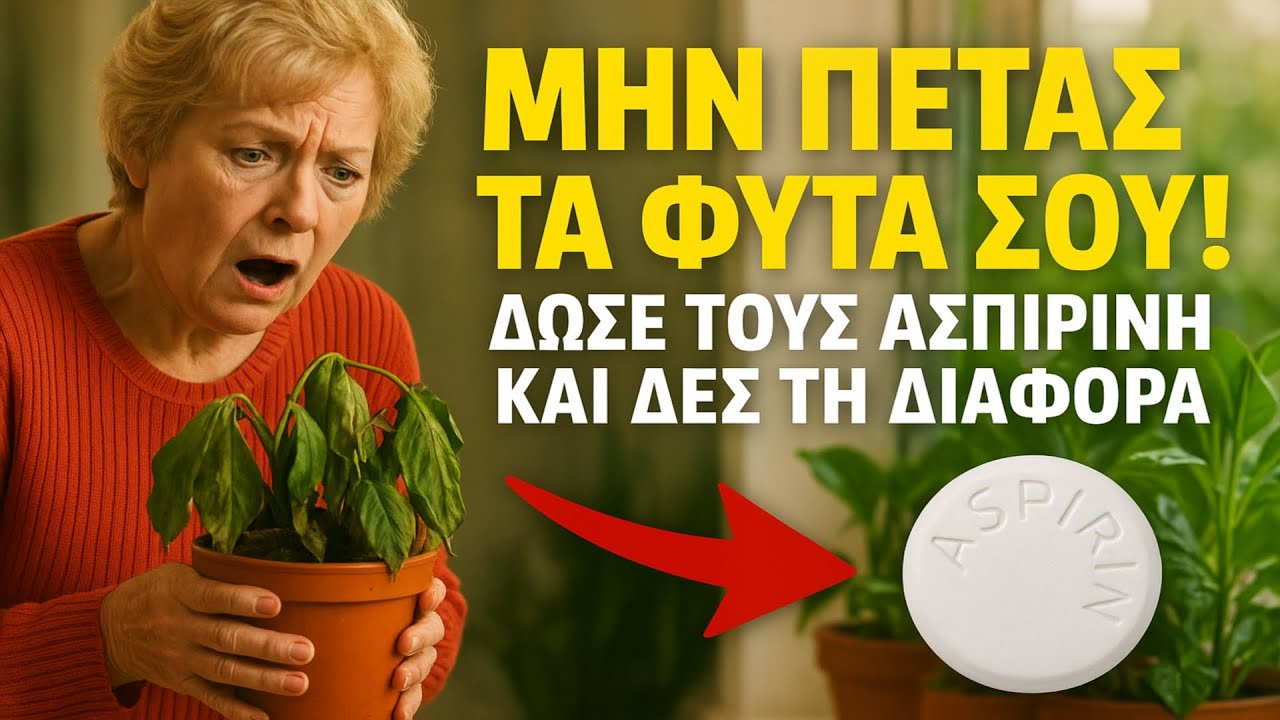 Μην Πετάς τα Φυτά σου! Δώσε τους ΑΣΠΙΡΙΝΗ και Δες τη Διαφορά (Οδηγός ...