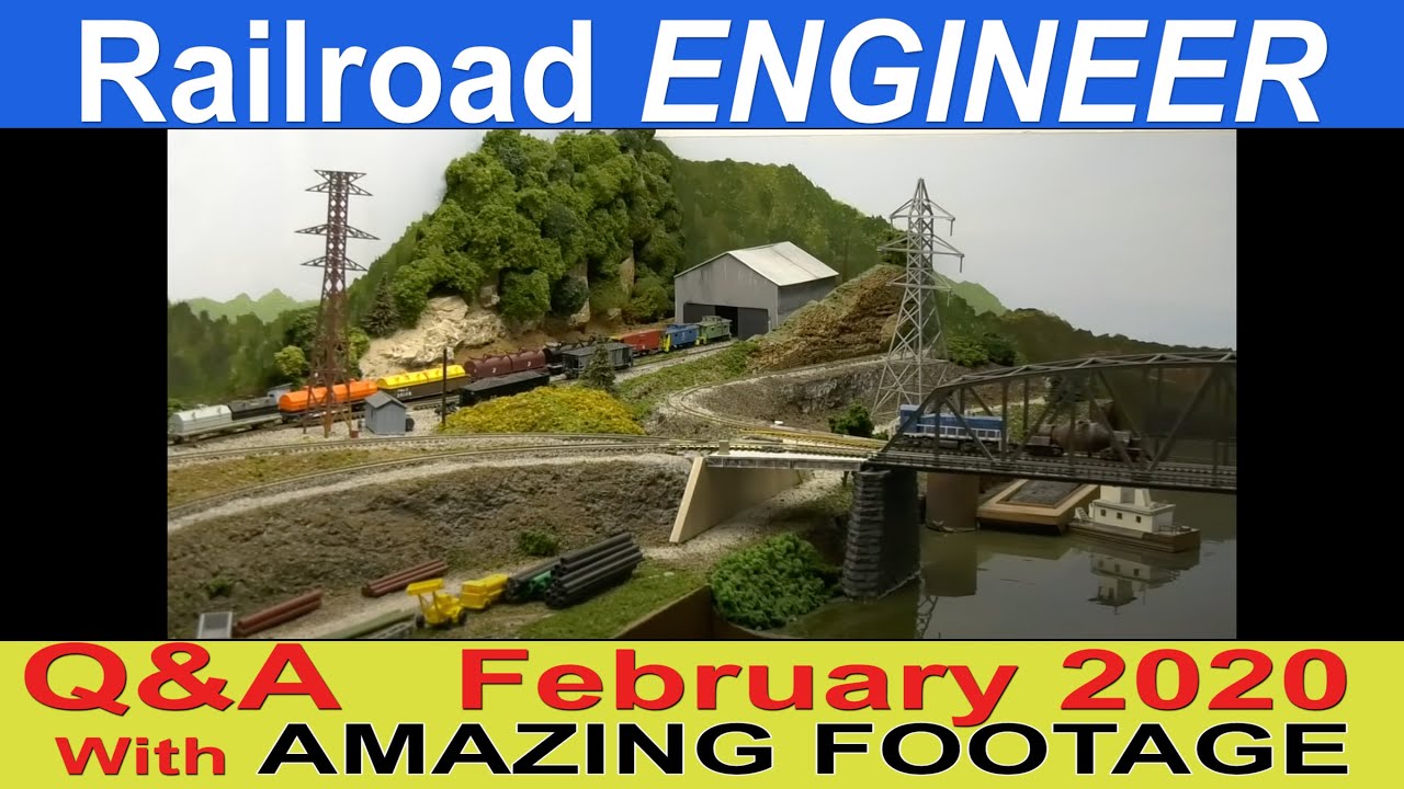 Railroad ENGINEER Q&A Feb 2020 with AMAZING FOOTAGE - YouTube