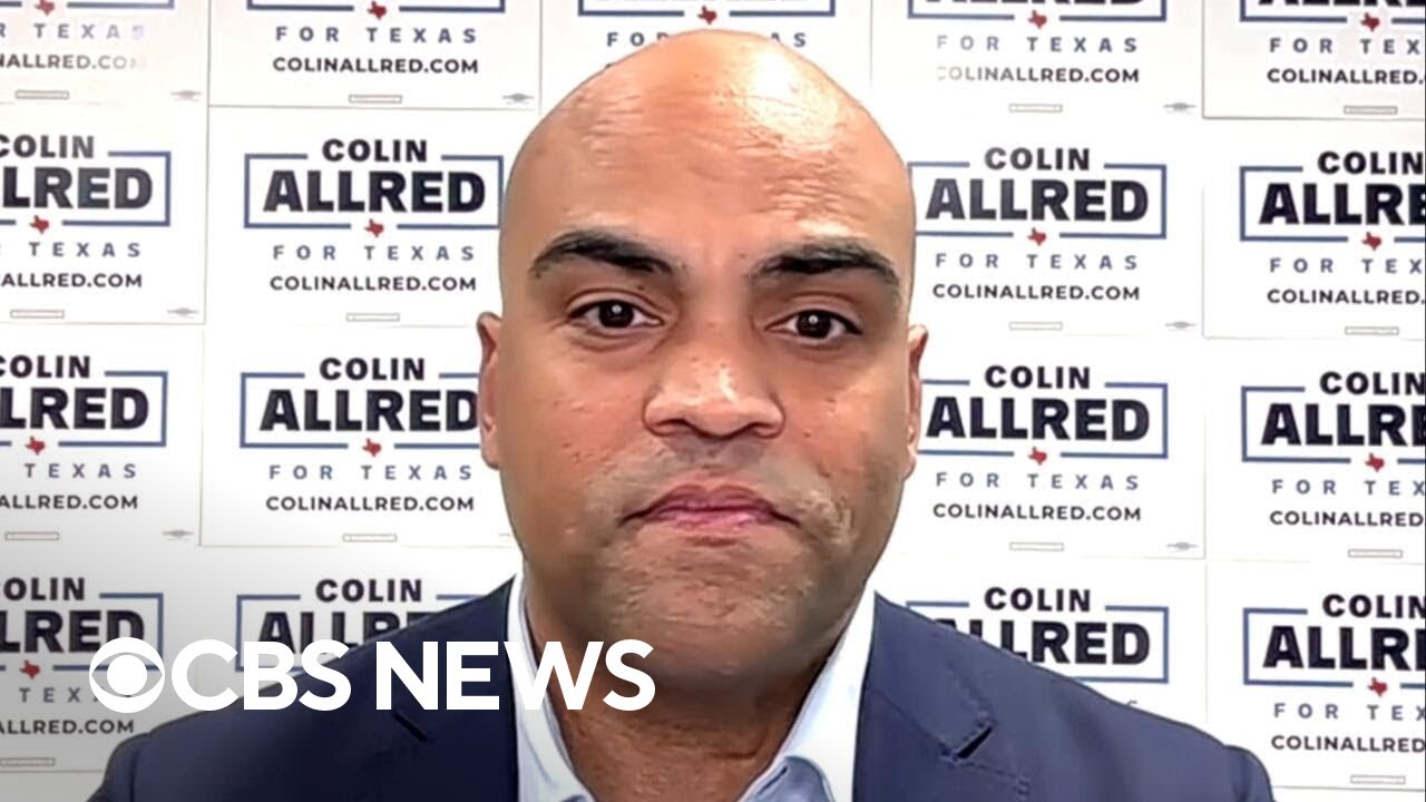 Colin Allred explains why he's dropping out of Texas Senate race and ...