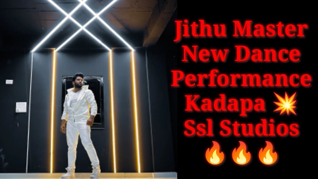 Jithu Master New Dance Performance | Jithu Master dance Pawan Kalyan ...