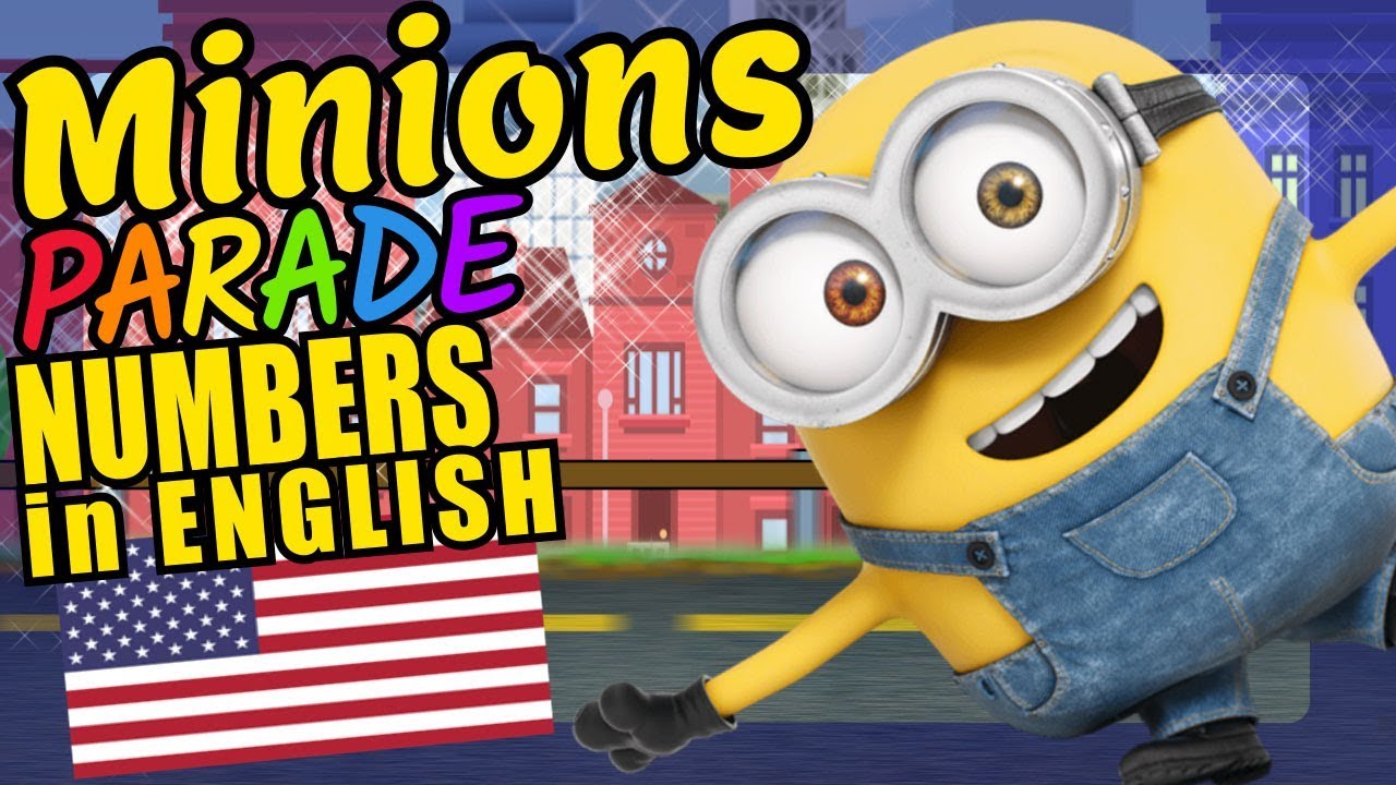 Minions Teaching to Count 1 to 20 in English Language and Numbers Video ...