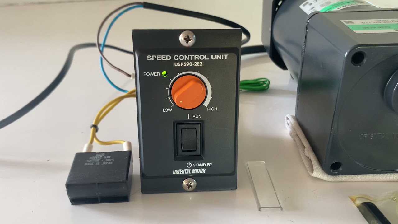 #MRPshop Test : SPEED CONTROL MOTOR ( 90W.) + SPEED CONTROL UNIT ...