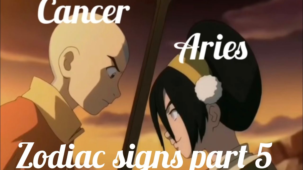 ATLA characters as Zodiac signs - YouTube