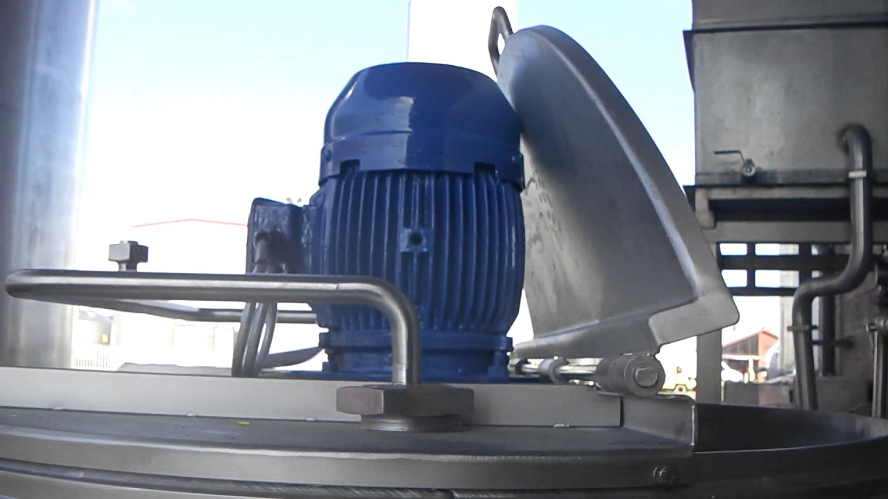 1,000 Ltr Jacketed Tank with Top-Mounted Silverson High Shear Batch ...