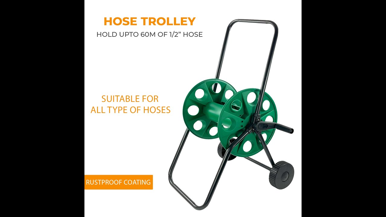 How to assemble hose reel trolley by CRYSTALS - YouTube