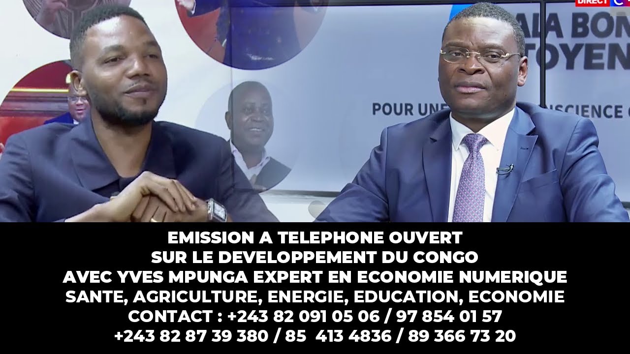 EMISSION SUR LE DEVELOPPEMENT DU CONGO AVEC YVES MPUNGA EXPERT EN ...