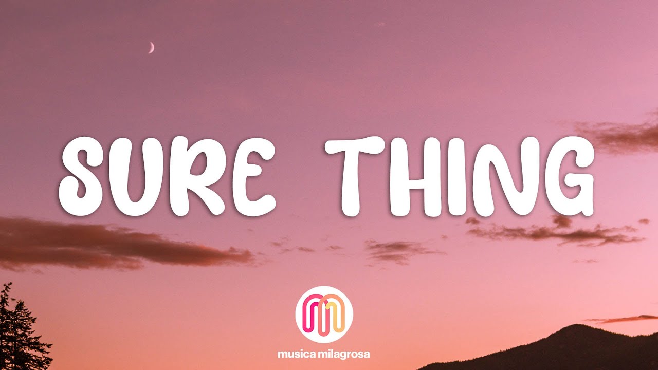 Miguel - Sure Thing (Lyrics) - YouTube