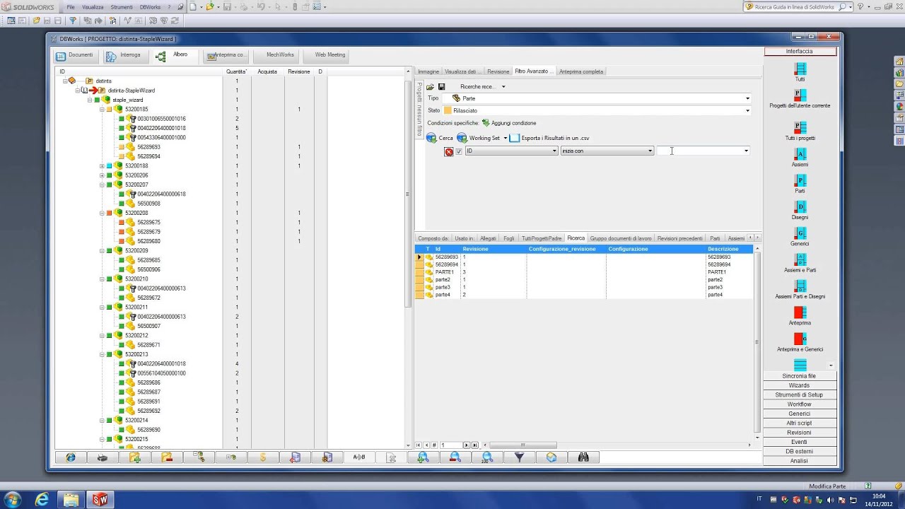 DBWorks Video Tutorial (05 - Filtro Avanzato) - YouTube