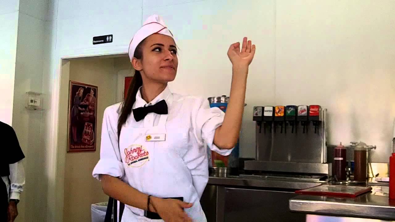 Johnny Rockets Waiters Dancing, Broadway At The Beach, Myrtle Beach, SC ...
