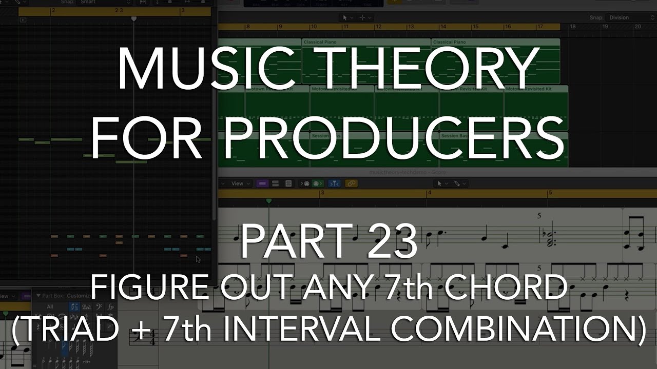 Music Theory for Producers #23 - Figure out ANY 7th Chord (Triad + 7th ...