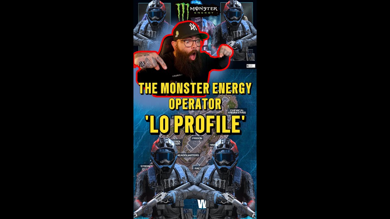 How to get the Monster Energy Opearator skin 'Lo Profile' - #rebirth # ...