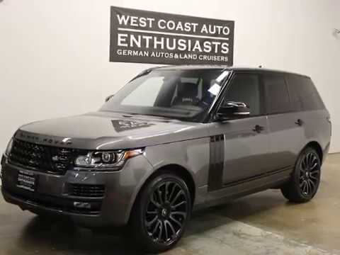 2016 Range Rover Supercharged Black Design Package - YouTube