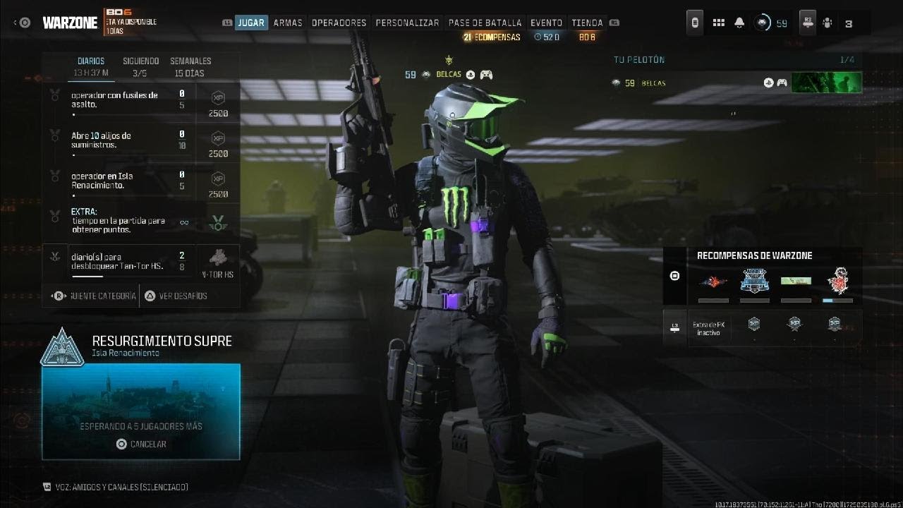 CALL OF DUTY : SKIN DE MONSTER ENERGY PS5 GAMEPLAY - YouTube