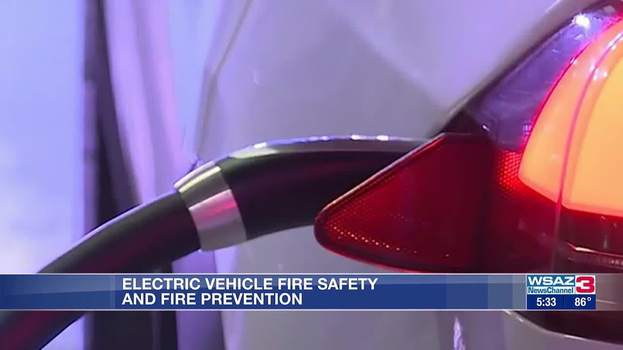 Electric vehicle fire safety and fire prevention tips - YouTube