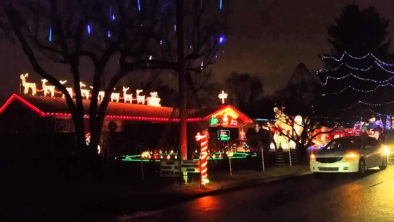 Christmas lights in Springfield 2014! - YouTube