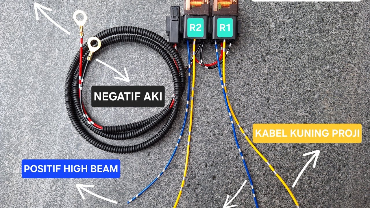 TUTORIAL PASANG RELAY DI MINI PROJIE TERBARU KURNIADI CHANNEL - YouTube
