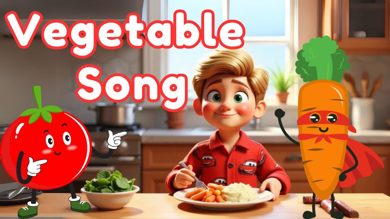 Vegetable Song for Kids | Yes to Veggies | Dance with Veggies | Nursery ...