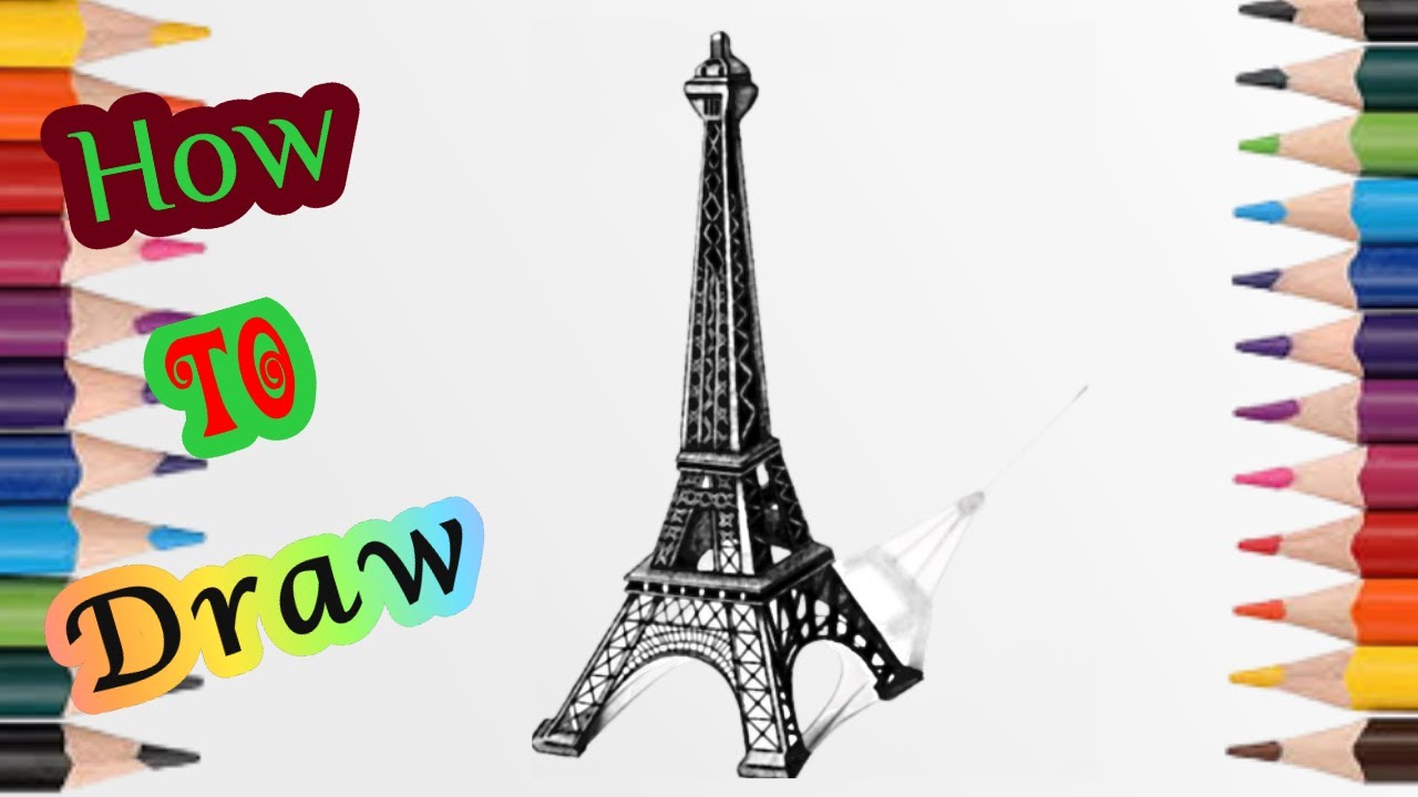 Minar e pakistan drawing | Draw minar e pakistan | drawing sketch - YouTube