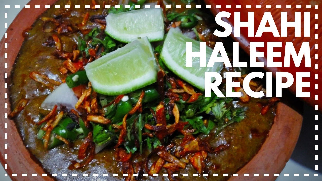 শাহী হালিম রেসিপি । Shahi Haleem Recipe | Halim Recipe | How to make ...