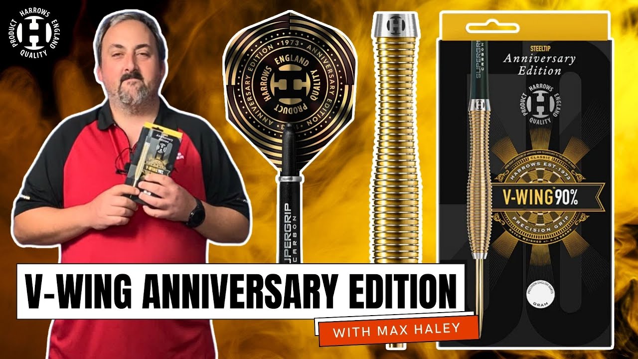 V-WING ANNIVERSARY EDITION HARROWS DARTS REVIEW WITH MAX HALEY - YouTube