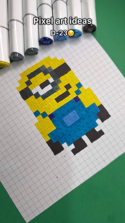 Minions 😉 #pixel #pixelartideas #pixelart #dispicableme #minions - YouTube