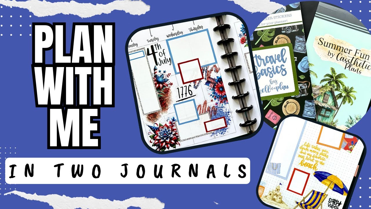 Plan With Me [In TWO Journals] - YouTube