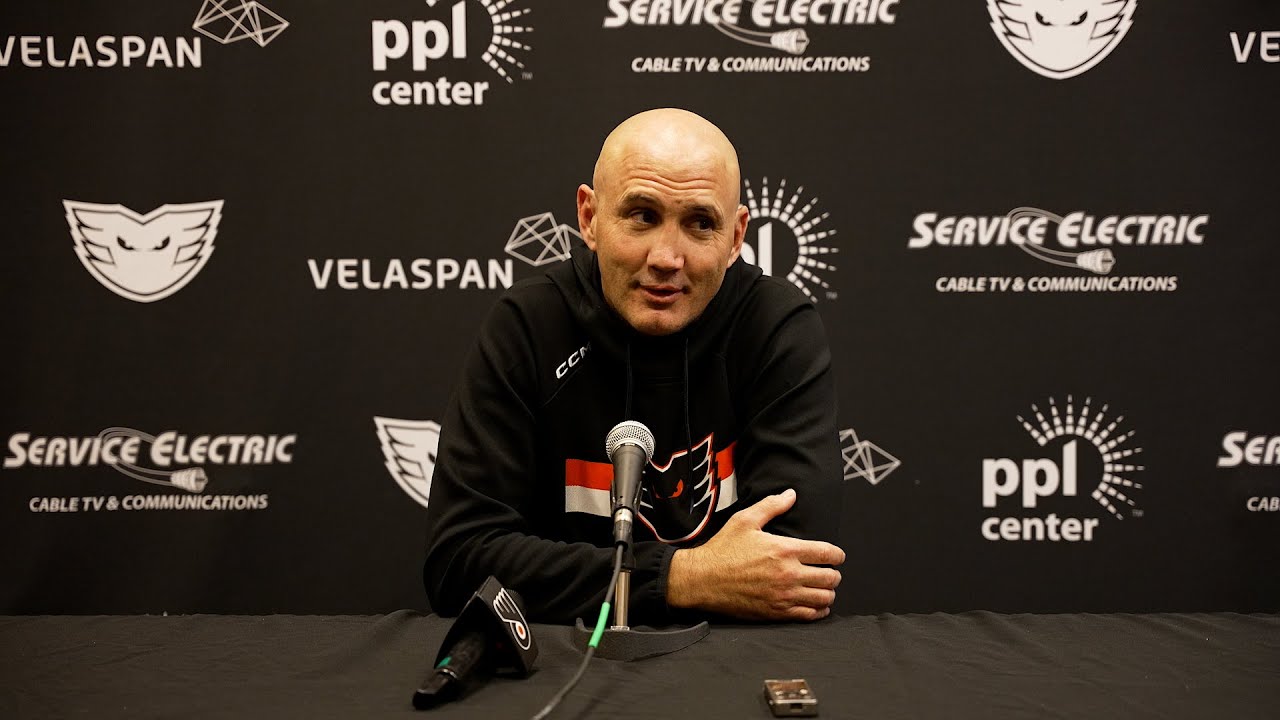 9/14 Rookie Game Pregame: Ian Laperriere - YouTube