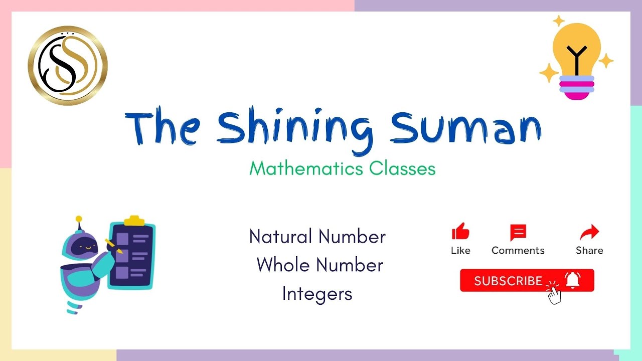 Natural Number, Whole Number and Integers - YouTube
