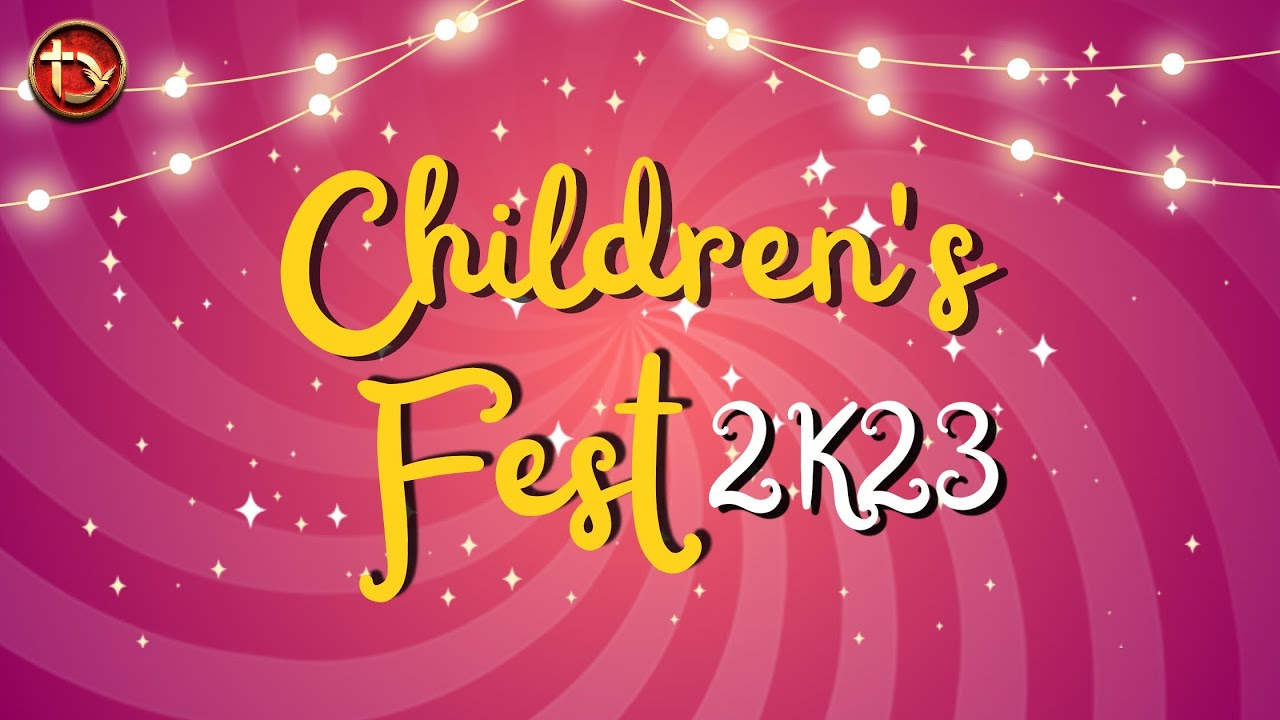 😊🏃Children's Fest 2k23 | Sis. Rini Sam | BCA Church | Christian Kids ...